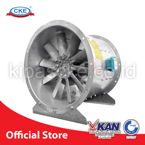 Axial Fan Bifurcated 20" 550W 380V 1400RPM Blower Dapur Tahan Panas ...