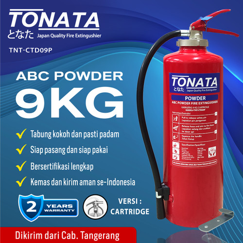 APAR 9KG Bubuk ABC Powder Tonata / Set Komplit Cartridge 9 Kg