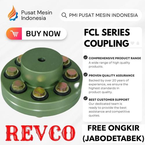 REVCO FCL 180 | Flexible Coupling | 50 HP | Max Bore 25-30 | Type 180