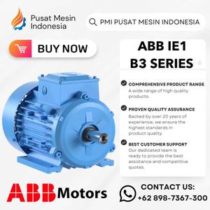 ELEKTRO MOTOR ABB IE1 4P B3 0,75KW 1HP M2AA 80B 4 3PHASE/ DINAMO ELECTRIC MOTOR/ DINAMO ABB ...