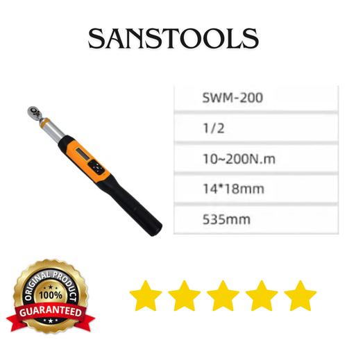 Jual Display Digital Torque wrench 1/2" 10-200Nm Kunci torsi digital ...