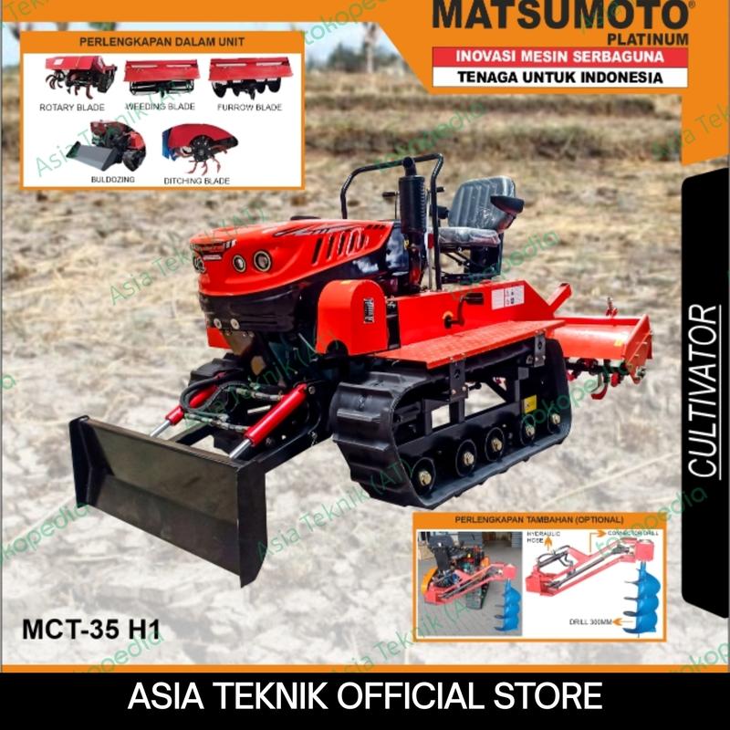 Jual TRAKTOR AMFIBI CRAWLER TRAKTOR MATSUMOTO MCT 35 H1 ORIGINAL ...