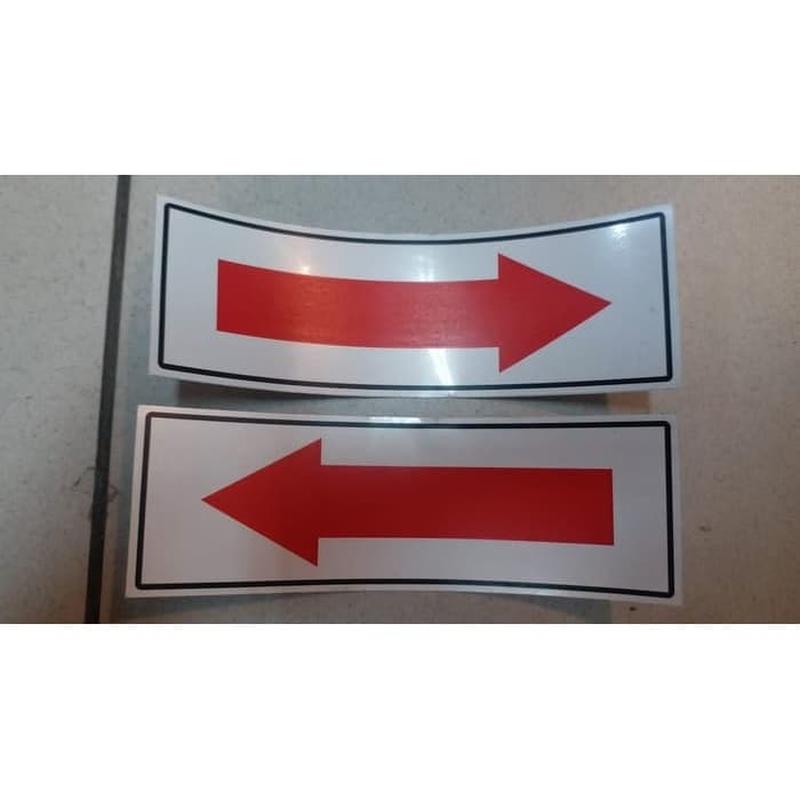 Jual SIGN LABEL STICKER KECIL PENUNJUK PANAH ARAH 15X5CM K3 RAMBU ...