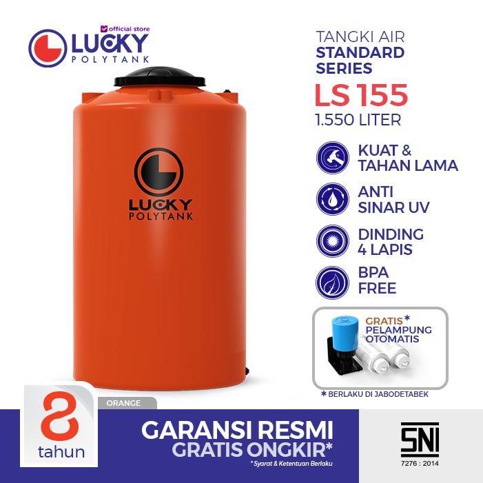 Jual Toren Lucky Polytank Standard 1500 liter | Tangki Air | Tandon Air ...
