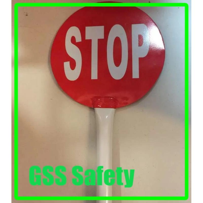 Jual Papan STOP Security / Tongkat Stop Rambu STOP Lalulintas 2 Sisi ...