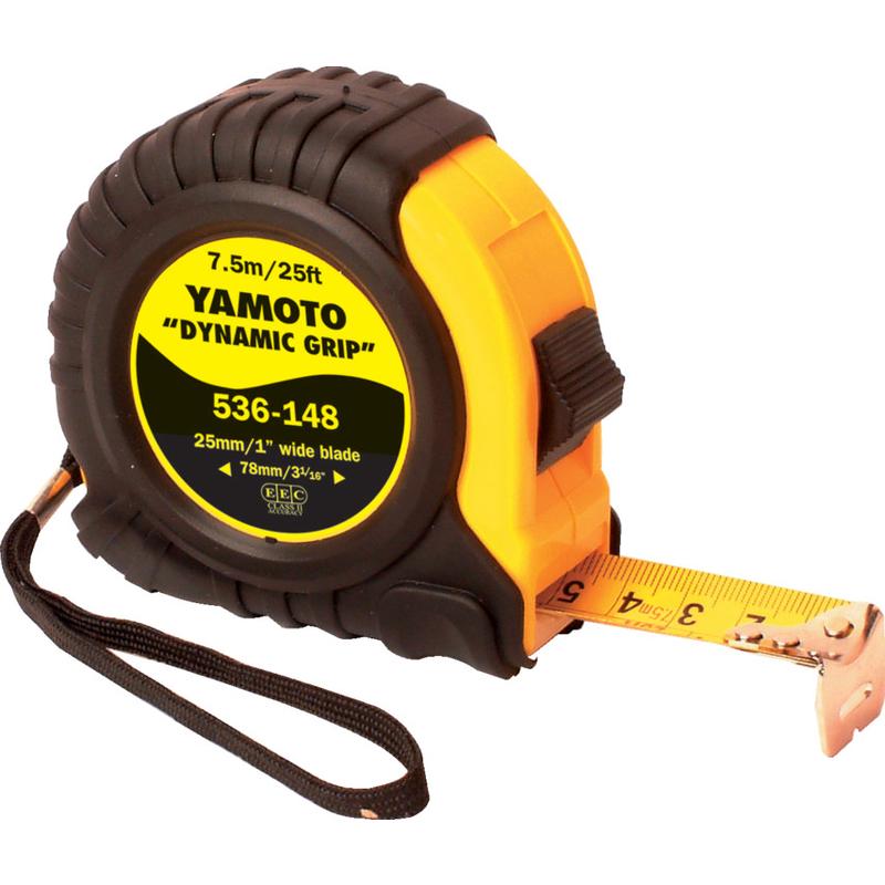Yamoto 7.5M/25' Locking Tape Rule - YMT5361480K | Alat Ukur
