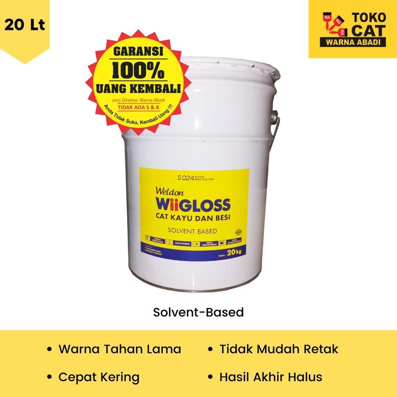 Cat Kayu Besi Weldon Wiigloss 20 Liter | Tahan Cuaca & Kilap