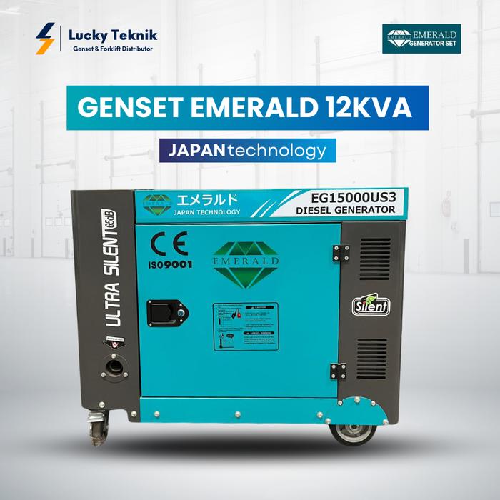 Jual Genset 12kva Emerald Silent 10000watt - Genset Portable Official Resmi