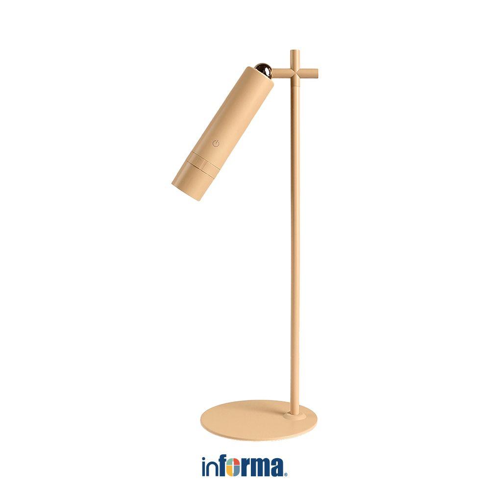 Informa Chloe Lampu Meja 12x36cm - Lampu Baca Minimalis Cokelat