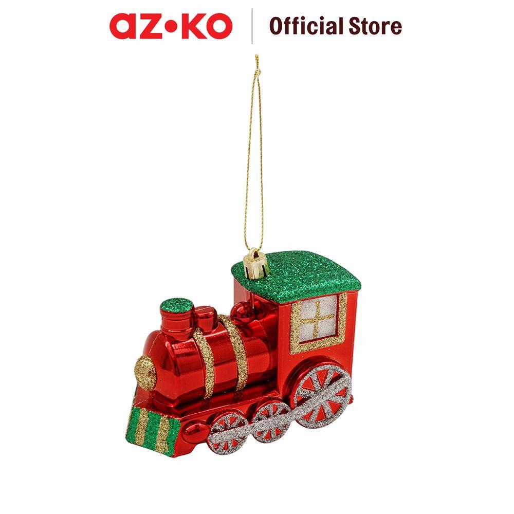 Jual AZKO Noelle 10.5 cm Hiasan Gantung Natal Christmas Train - Merah ...