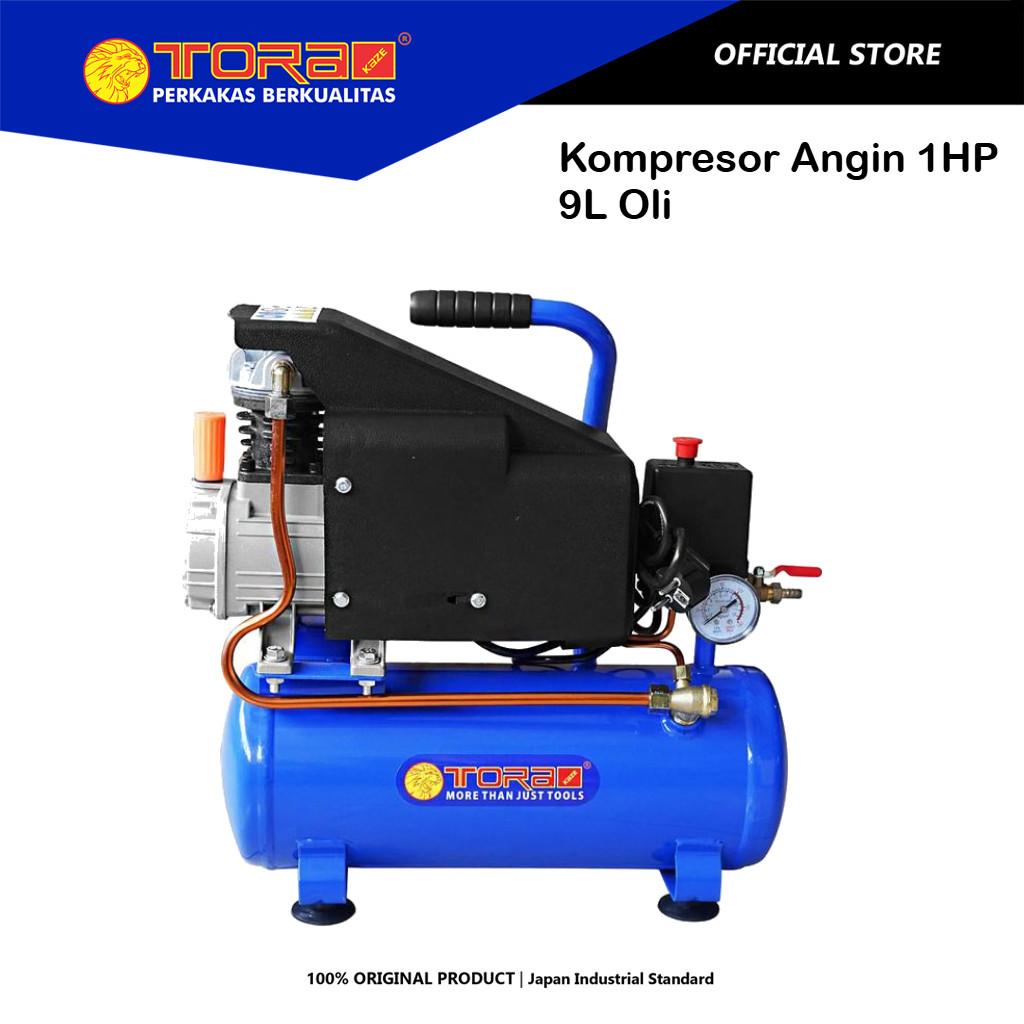 TORA Kompresor Angin 1HP 9L Oli | Air Compressor Oil
