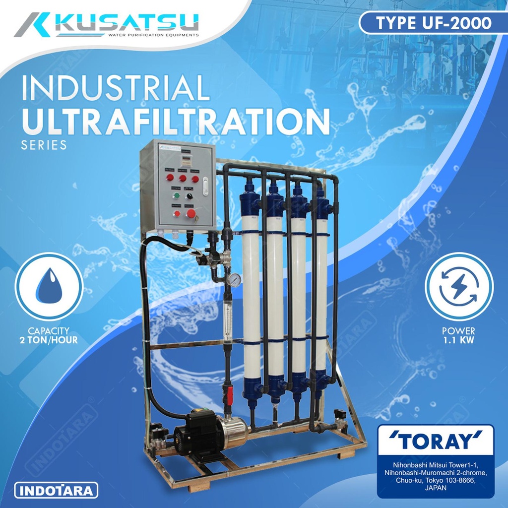 KUSATSU UF2000 Ultra Filter: Industrial Ultrafiltration Units