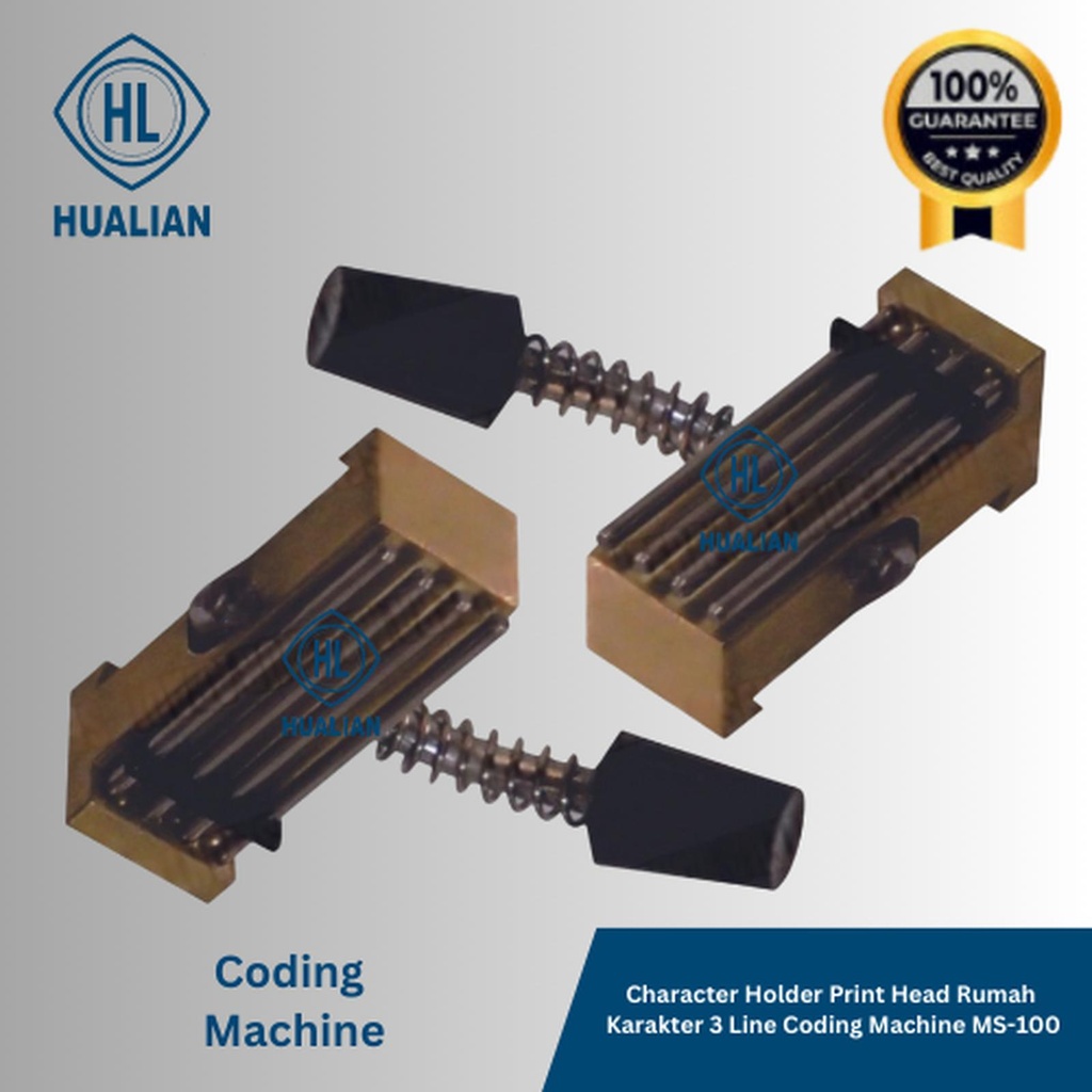 Jual Character Holder Print Head Rumah Karakter 3 Line Coding Machine ...