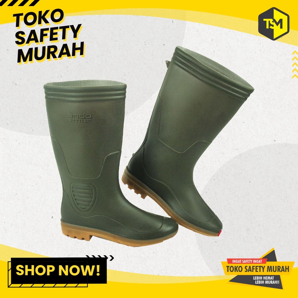 Jual Sepatu Boot PVC Karet Sepatu Boot Tinggi APD Proyek Perikanan ...