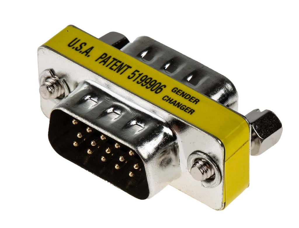 Jual RS PRO D Sub Adapter Male 15 Way D-Sub to Male 15 Way D-Sub ...
