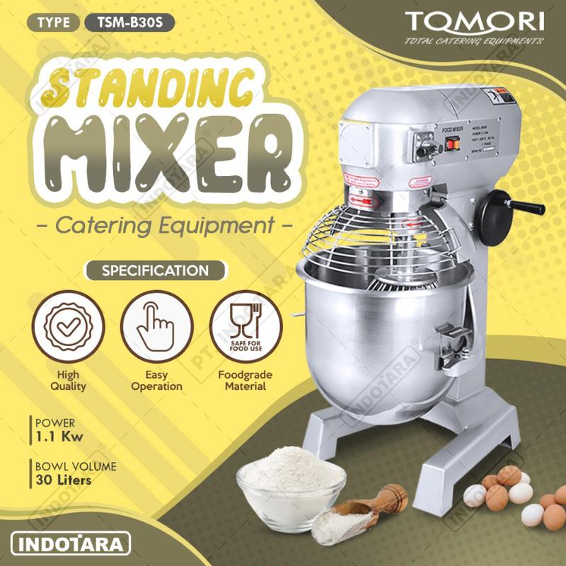 TOMORI Stand Mixer / Mixer Roti TSM-B30S Official Store Distributor Resmi