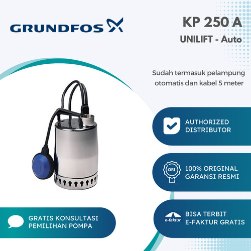 Pompa Celup Otomatis Grundfos KP 250 A Distributor Resmi Official Store