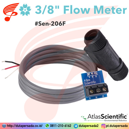 Atlas Scientific 3/8" Flow Meter | EZMARO | EASY MRO