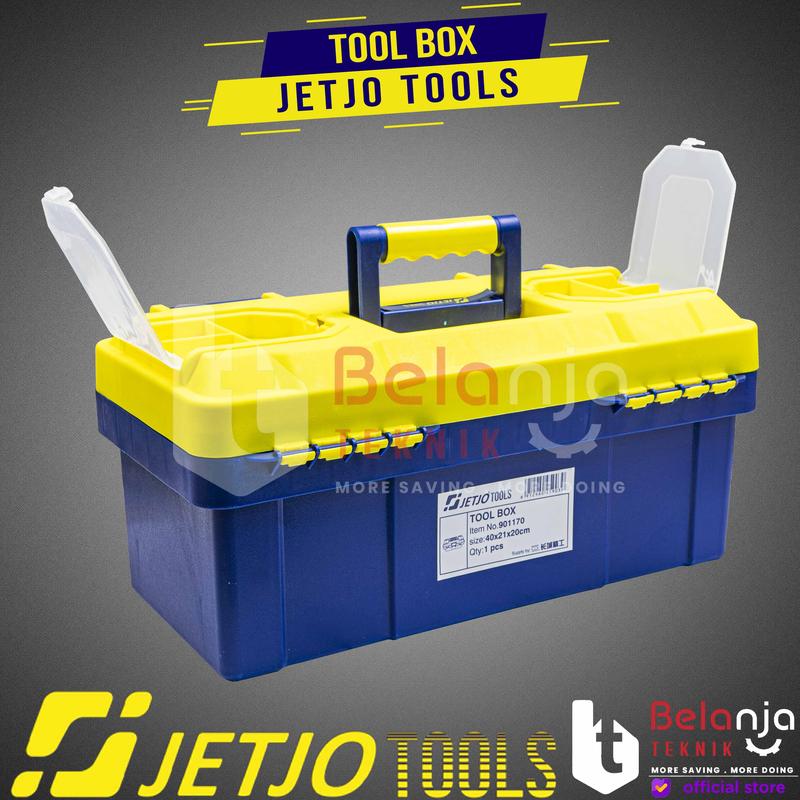 Jual JETJO TOOLS Toolbox Plastik Tool Box Kotak Tempat Perkakas Besar ...