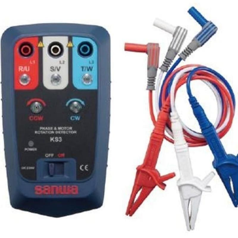 Jual Sanwa KS3 Three Phase Detector Safety Phase Sequence Phase ...