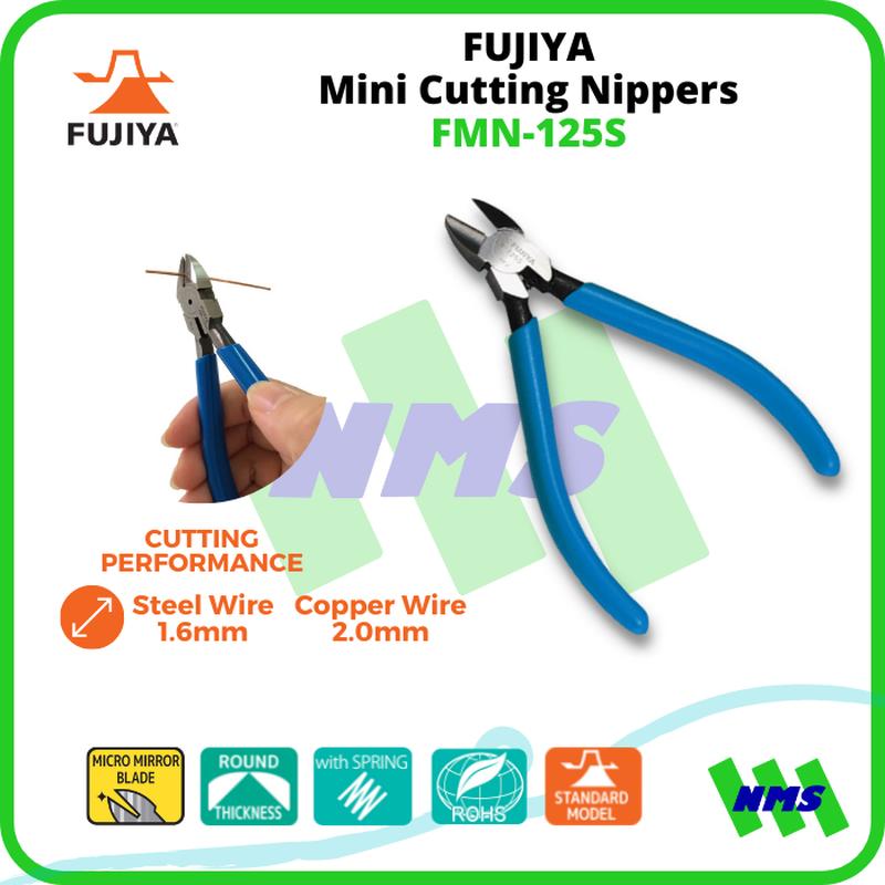 Tang Potong Kecil Mini Nippers 5 Inch 125mm FMN-125S FUJIYA Japan ...