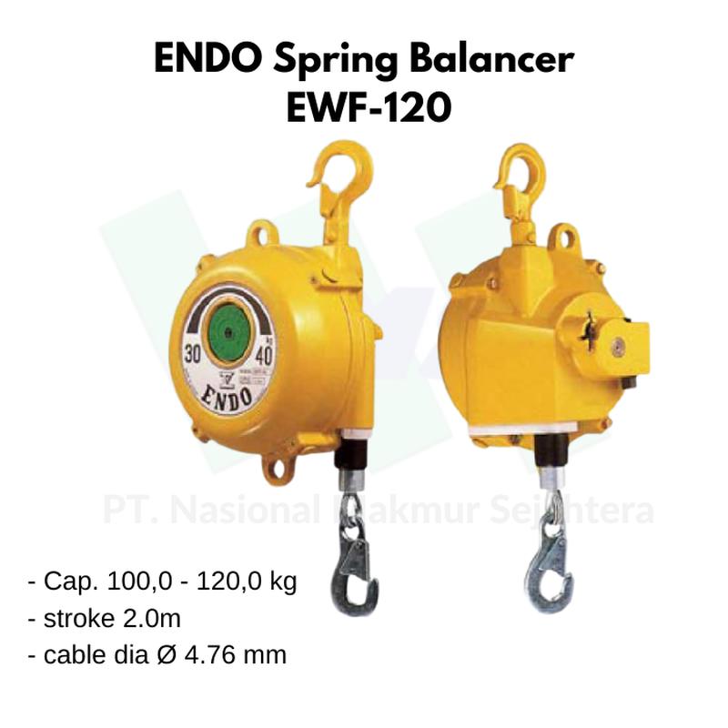 Jual Spring Balancer Cap. 100-120kg stroke 1.5m ENDO EWF-120 Official Resmi