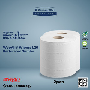 WYPALL L20 Perforated Jumbo Roll Wipers - Tissue Pengganti Majun